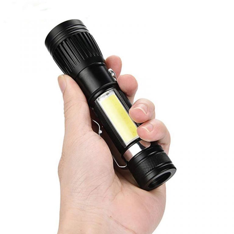 Επαναφορτιζόμενος φακός Cree T6 LED και COB με ζουμ 37000028 ...